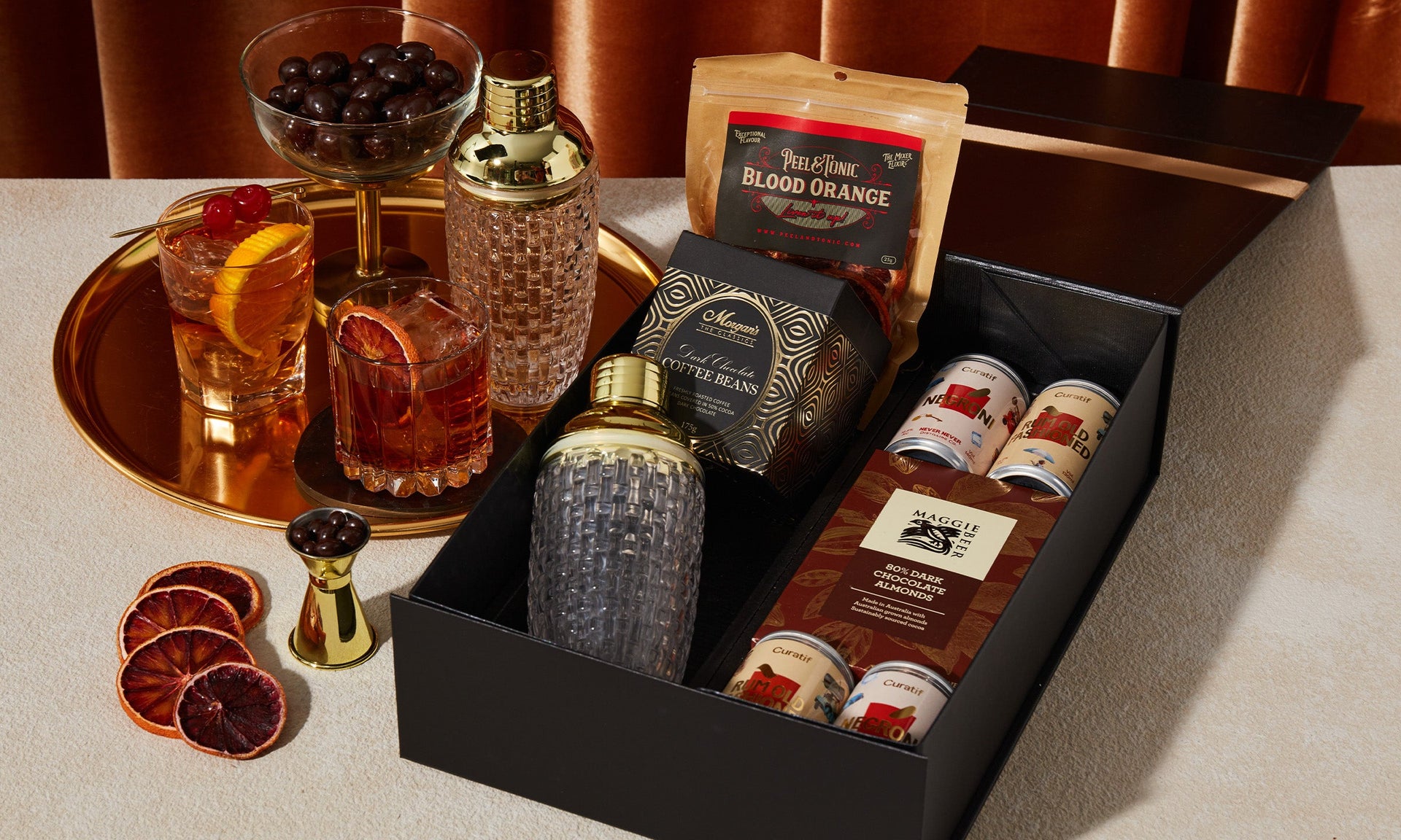 Negroni & Amaretto Sour Cocktail Hamper｜The Hamper Emporium